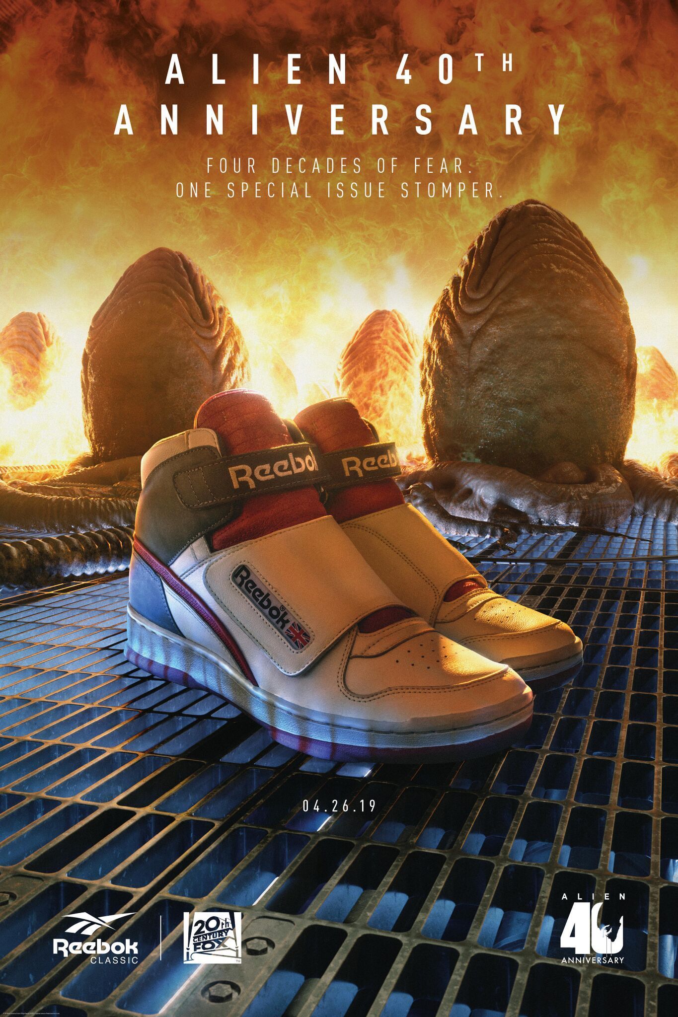 Reebok Unveils Details of 40th Anniversary "Alien Stomper" Shoe Release ...